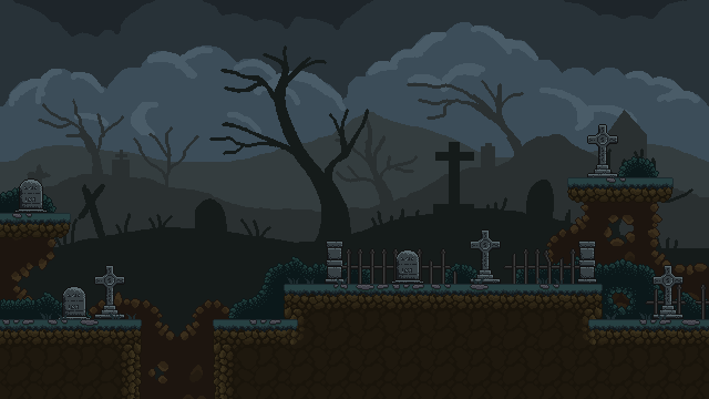 Graveyard - Basic Tileset by HP_Gamecraft
