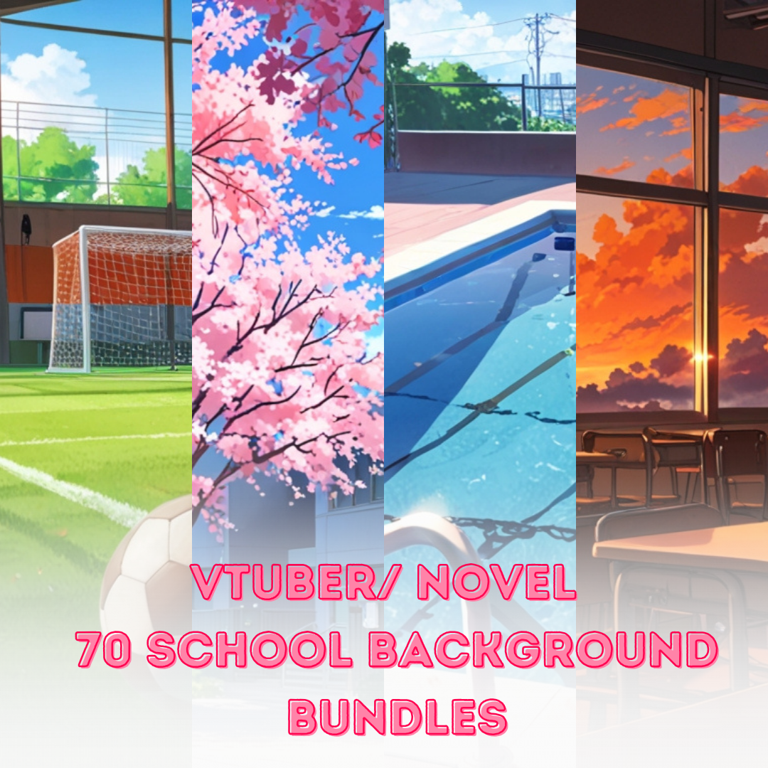 70 anime backgrounds school for Vtuber/Manga/Anime/Visual Novel(Pack ...