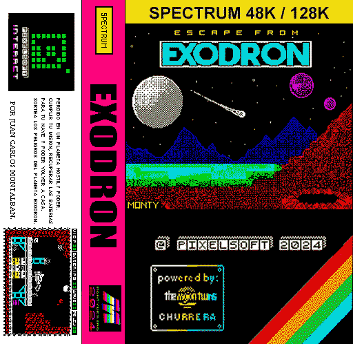 Escape from EXODRON (Zx spectrum) by Monty