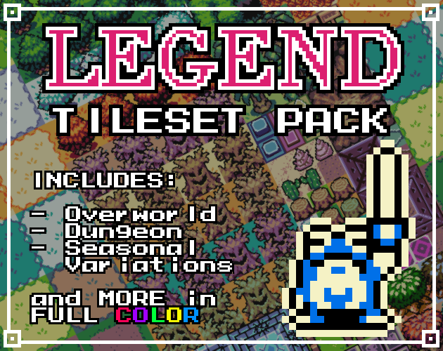 The LEGEND of Tileset COLOR Pack by Kensu William