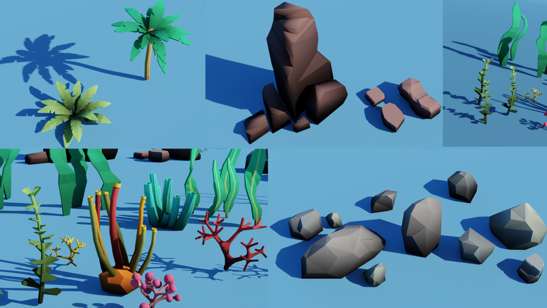 Tropical Island & Beyond Low Poly Pack (early access) by lowendplay