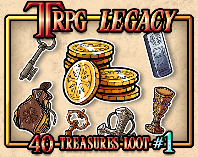 TTrpg Legacy - Treasure Loot #1 by Ddant1100