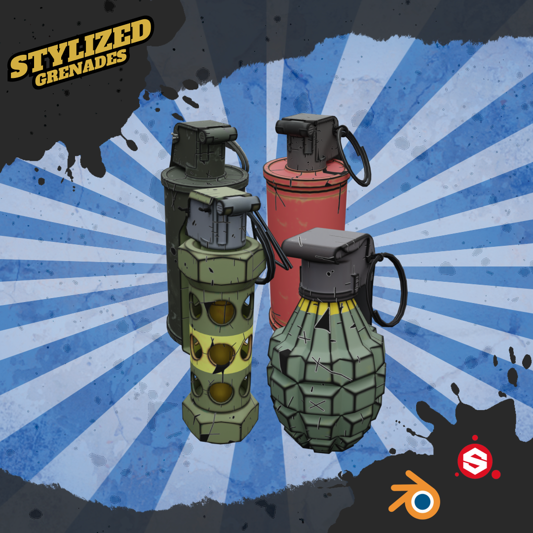Stylized Grenades by Egideon