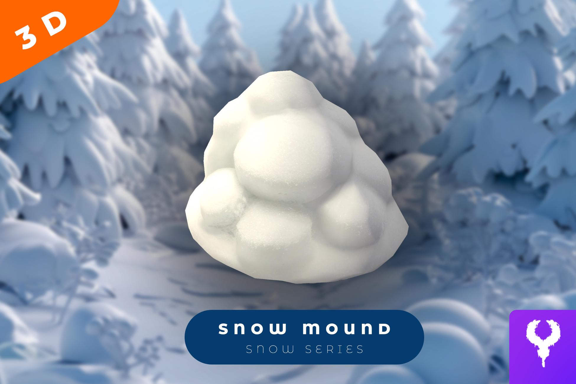 Cartoon Snow Mound by golemkin