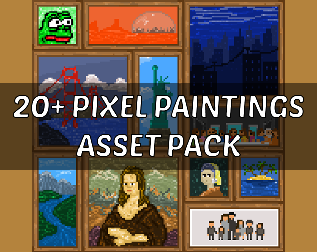 Pixel Paintings Asset Pack by Hasiel's Pixel Art