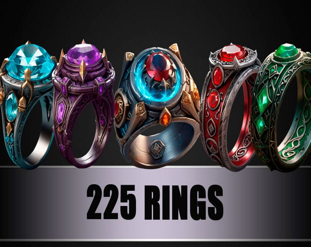 Hi-Def Rings Pack 1 - 225 Sprites by FortressSide