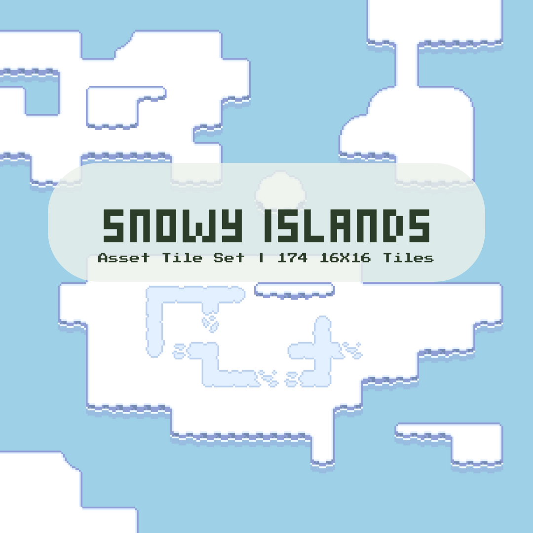 Snow Islands - Tile Set (16X16) by Adam Childs