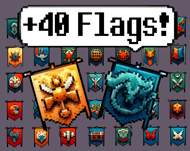 Pixel art Sprites! - Flags! #2 - Items/Objets/Icons/Tilsets by Pixel ...