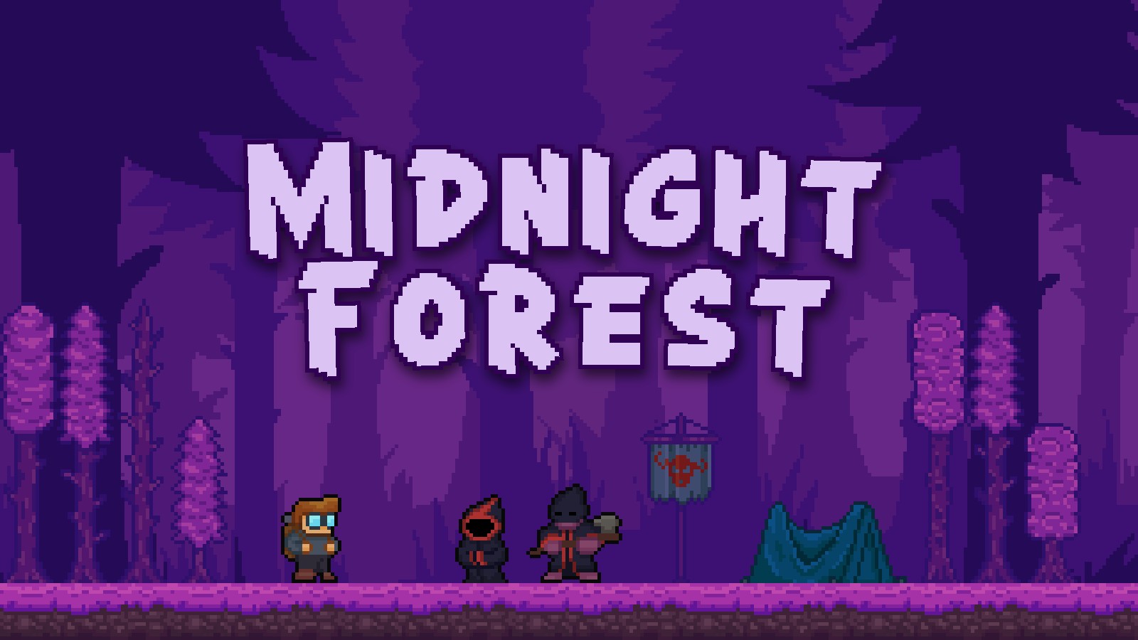 Midnight Forest - Platformer Asset Pack by Archon Aspect