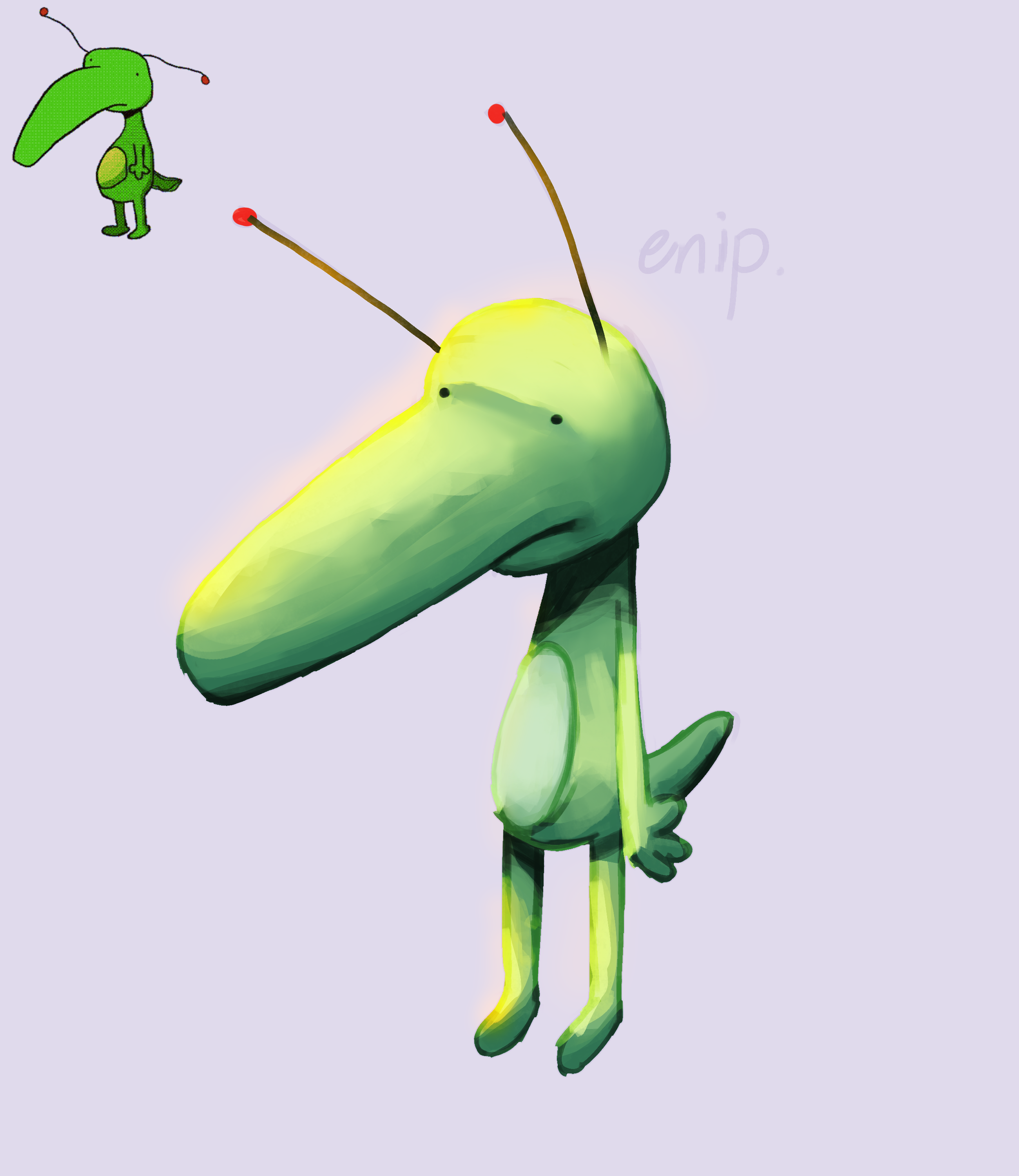 Enip The Alien Art! - Block Cloud by Blue Portal Games