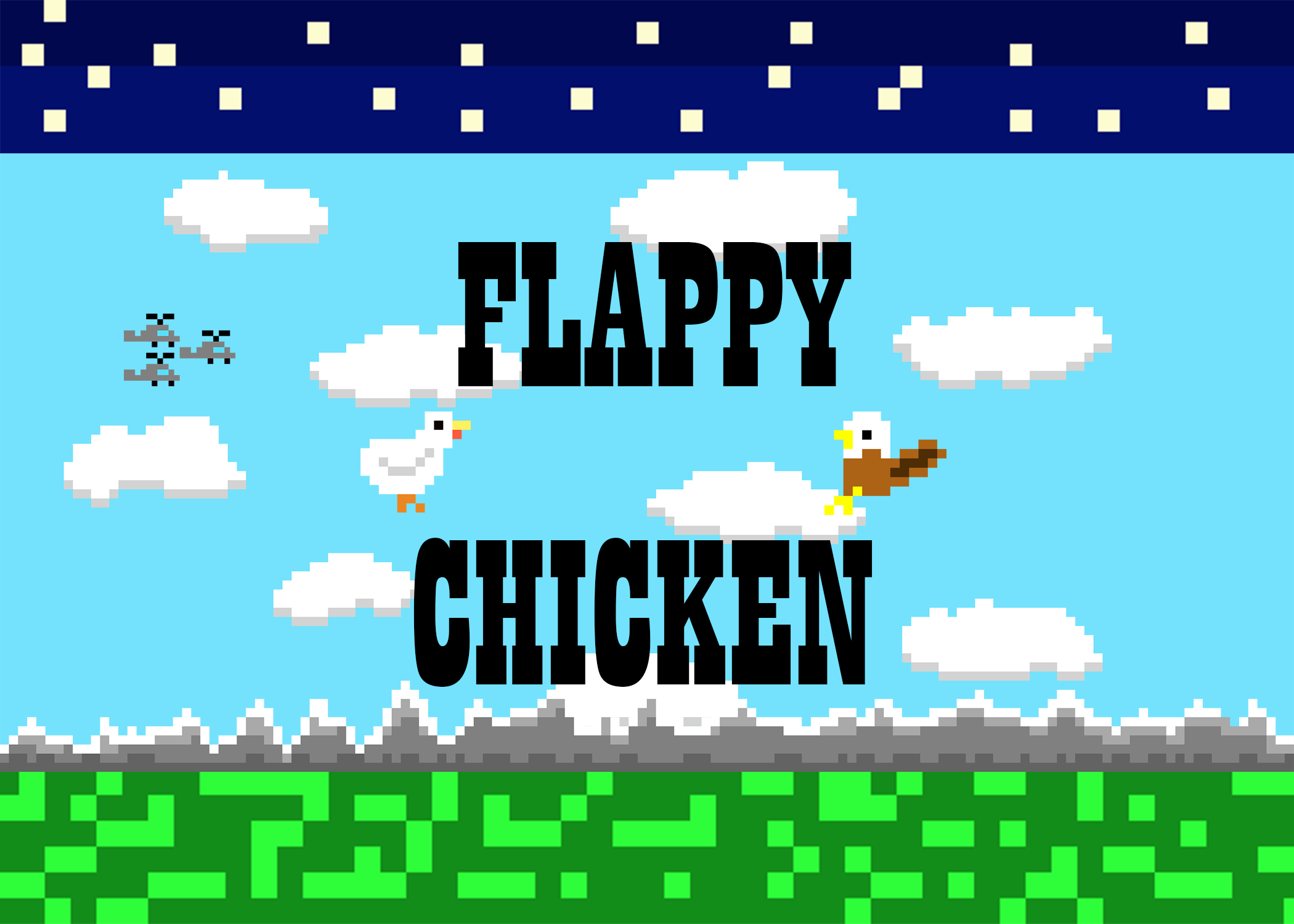 Mobile Support & New Score System - Flappy Chicken by 8 Bit Ty