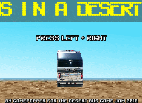 BUS IN A DESERT by Gamepopper