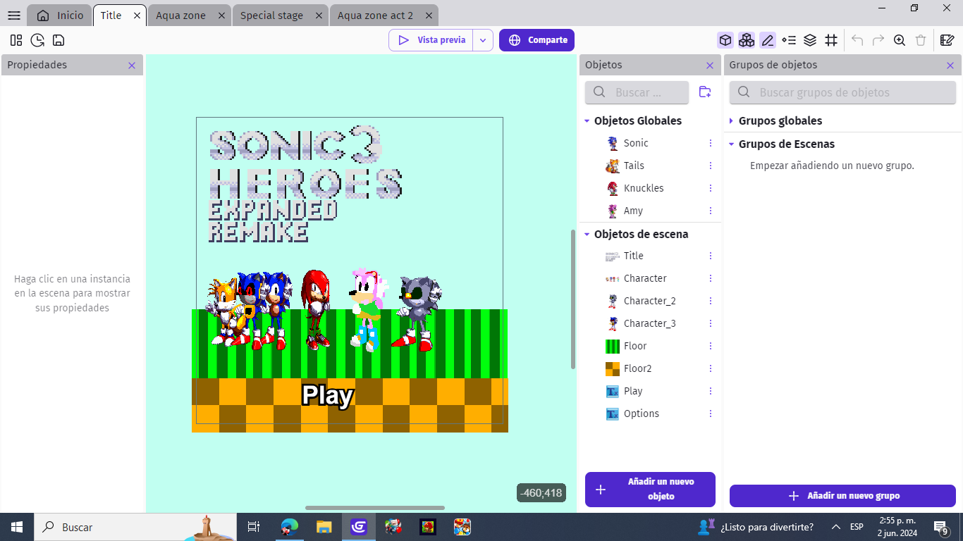 A simply Sonic fangame / Un simple fangame de Sonic - itch.io