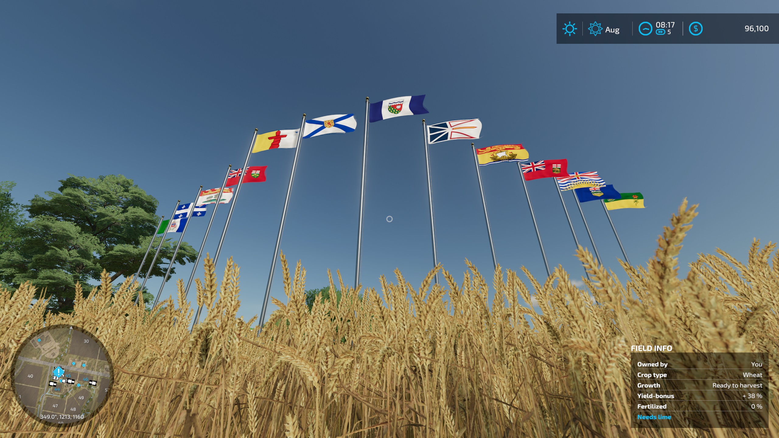 FS22 Canadian Provinces & Territories Flags Pack by WittyMods