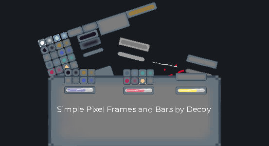 Simple GUI Elements with Animated Colored Bars and Vial Glass Effect by ...