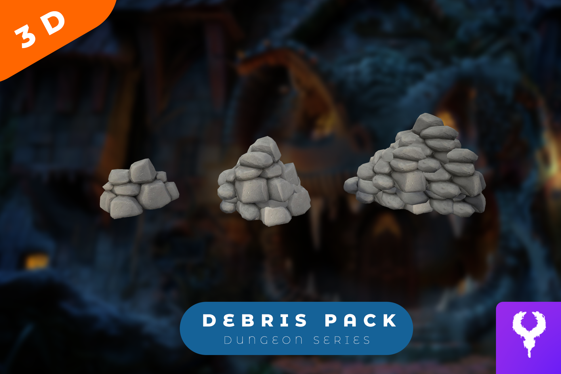 Cartoon Rock Debris Pack by golemkin