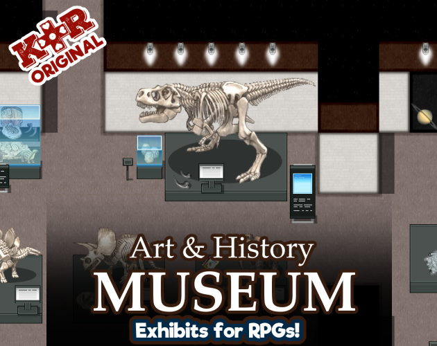 KR Art & History Museum Tileset for RPGs by Kokoro Reflections