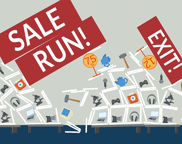 Sale Run! by Blue Screen Games, Mouzone, Wexah