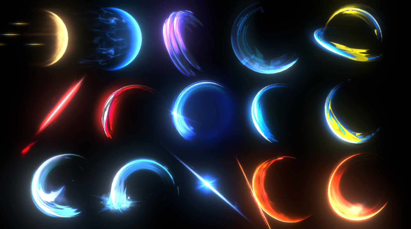 Unity Game VFX - Slash Collection by Eric Wang_Unity VFX Artist