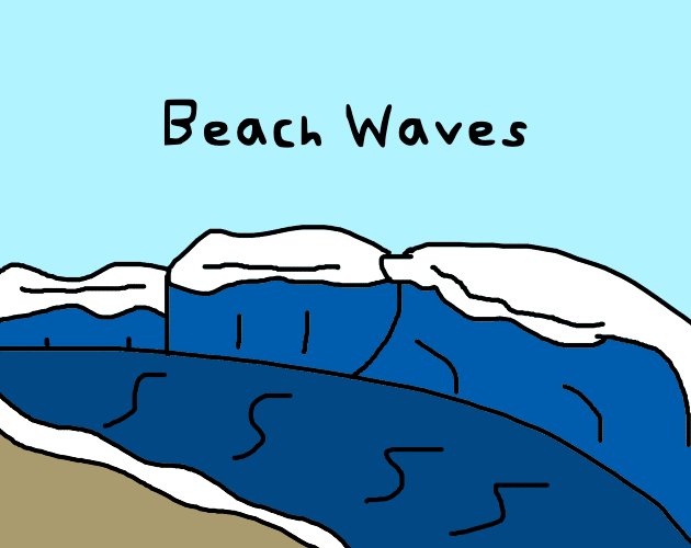 Beach Waves by ActiveDayDreamer