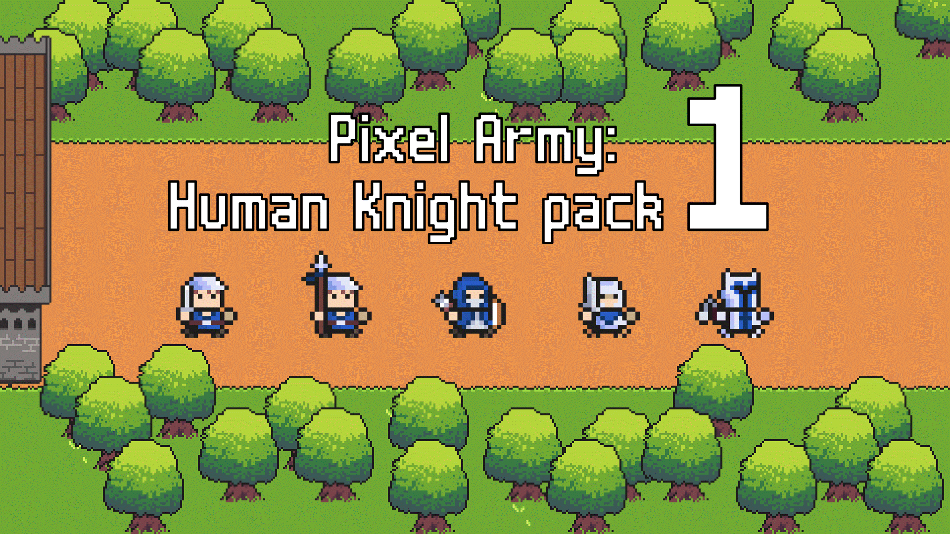 Pixel Army: Knight pack 1 by EdoubleG