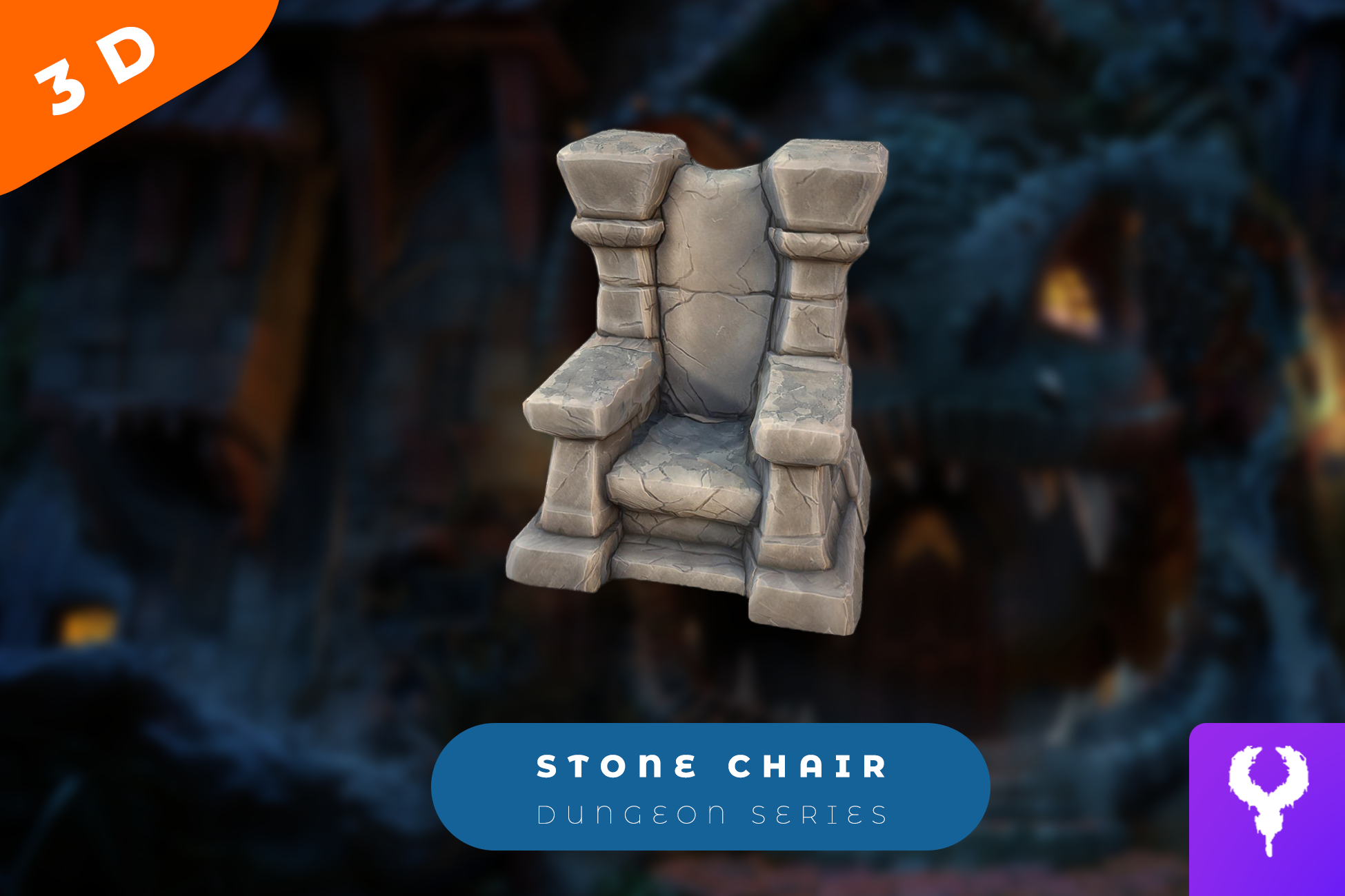Cartoon Stone Throne by golemkin