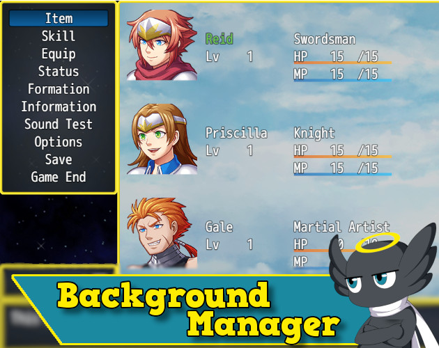 MZ - Backgrounds for Specific Menus | RPG Maker Forums