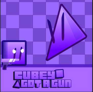 Cubey got A GUN by Cubey creator