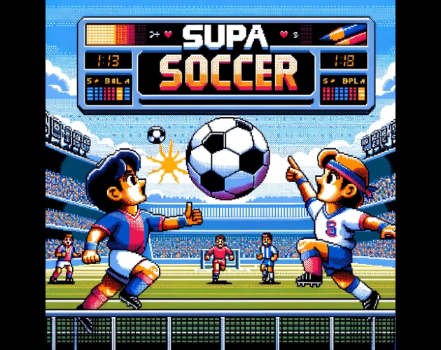 Supa Soccer! (HTML5 version) with source code and game file by ...