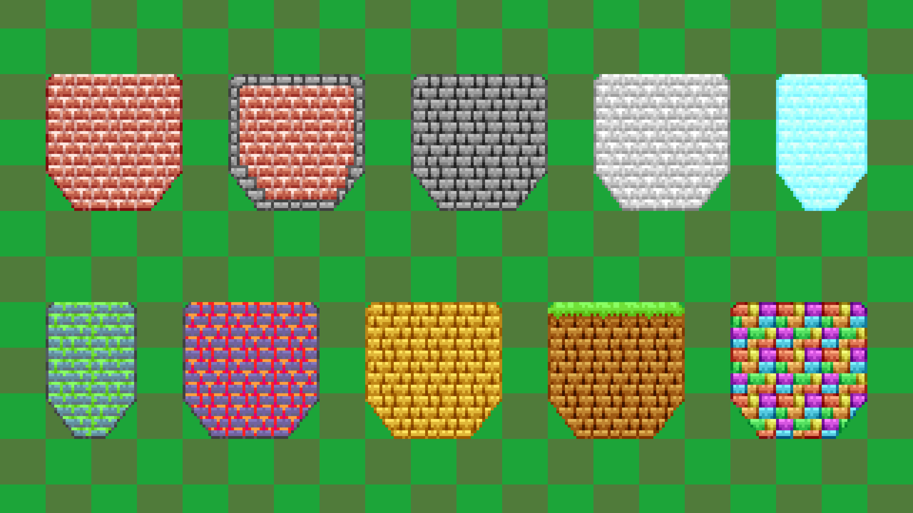 16x16 Pixel Brick Tileset by Joel Sleppy