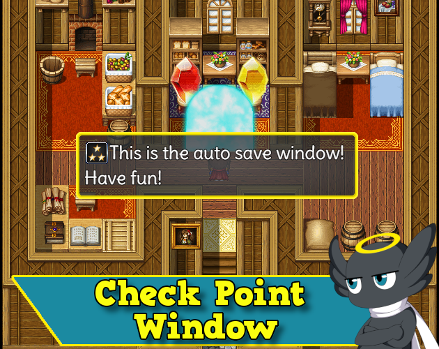 Hakuen Studio CheckPoint Window for RPG Maker MZ by Hakuen Studio