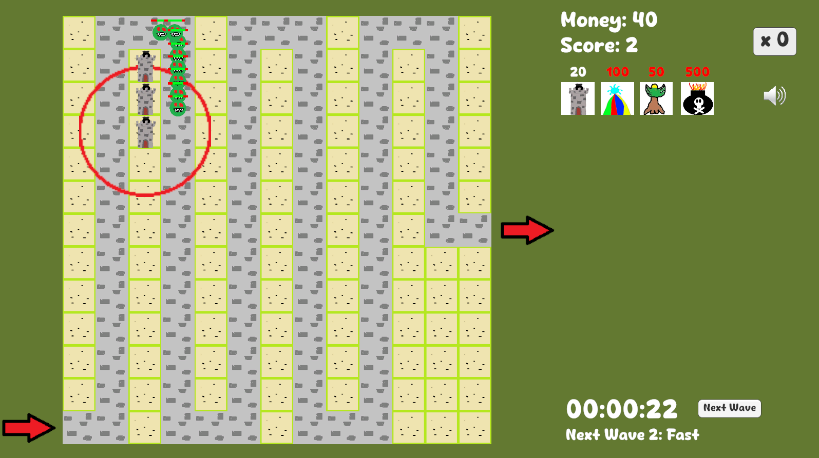 Tower Defense by pierporz for Minigame a Month - JUNE 2024 - itch.io