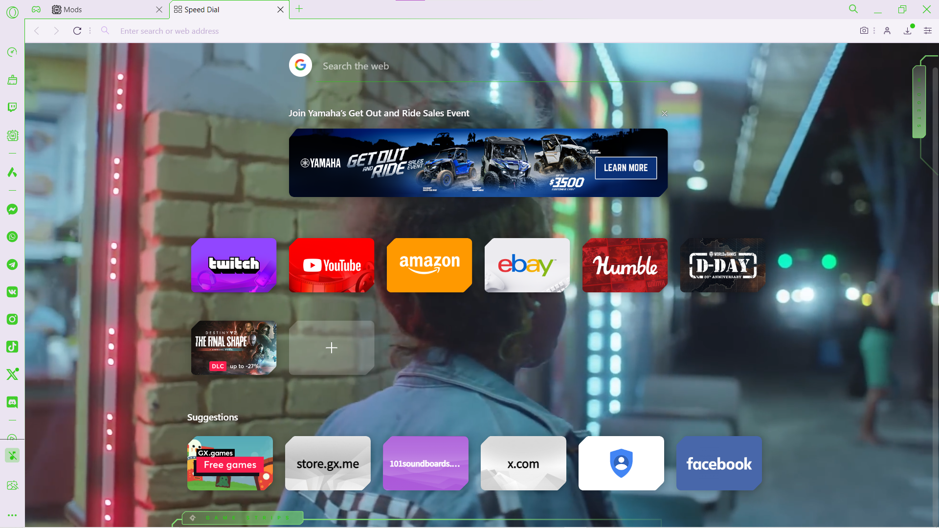 Summer Walker Mod For Opera GX Browser by SimmerMods