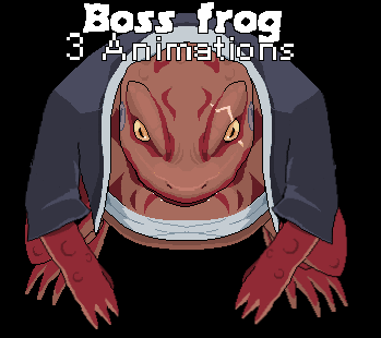 Anime Boss Frog by PixelcometArt