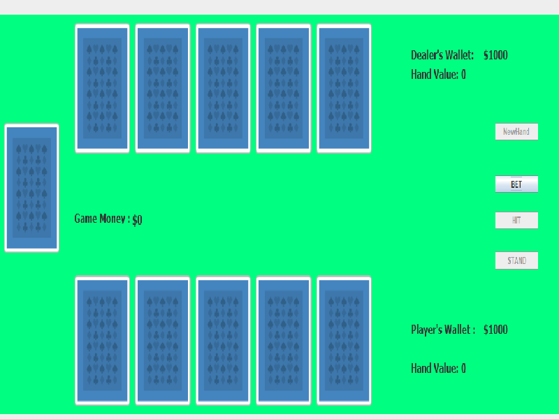 Black Jack CardGame (Java) - itch.io