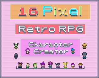 16-Pixel Character Creator - Update 1.2 - Retro Rpg Character Creator ...