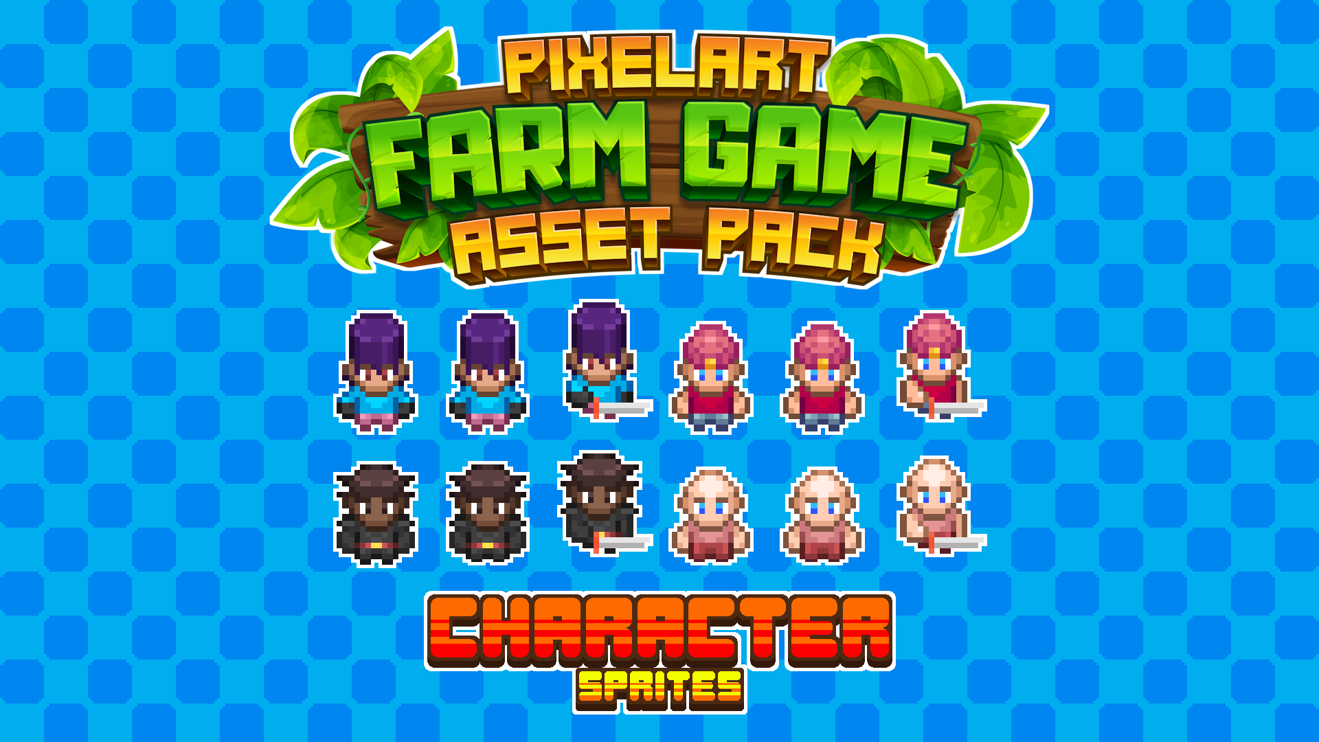 Devlog - Character Sprites 16x16 Pixelart Asset Pack [Farming Game] by ...