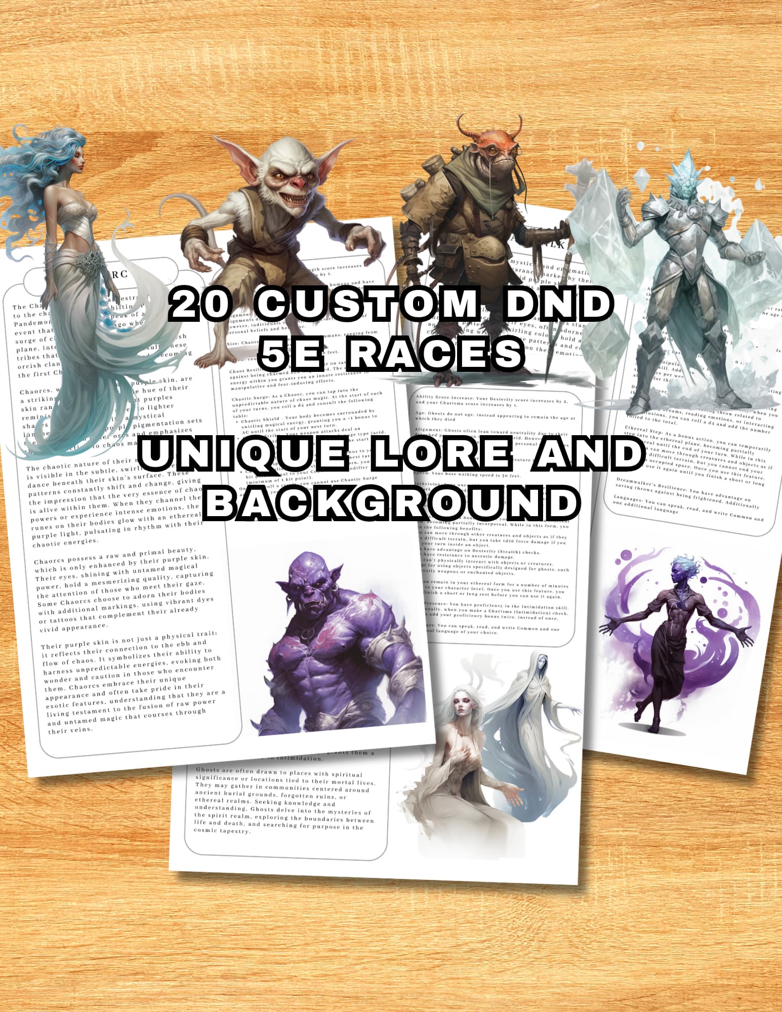20 Custom D&D 5e Races by GMsAssistant