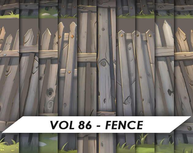 Stylized Textures – Vol 86 – Fence by oleekconder