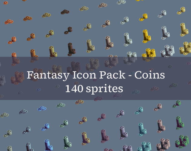 Fantasy Icon Pack - Coins by xflomasterx