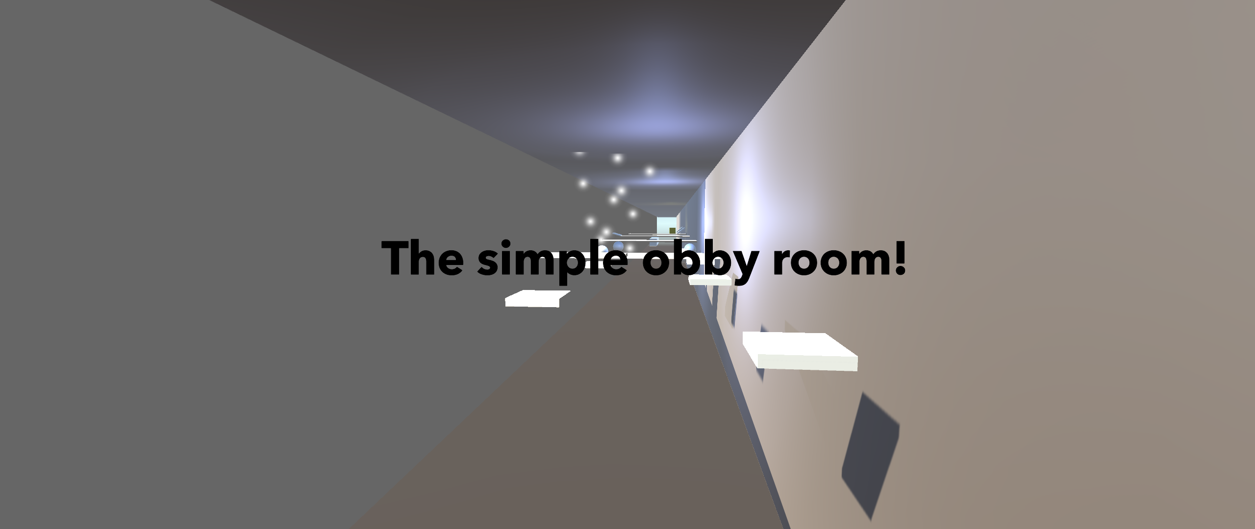 The simple obby room by Mclarenboy001