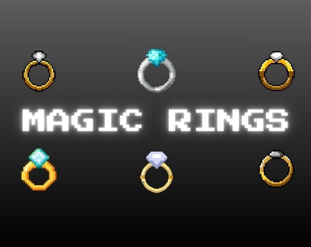 Pixel Magic Rings Pack by Fire Mage Studio