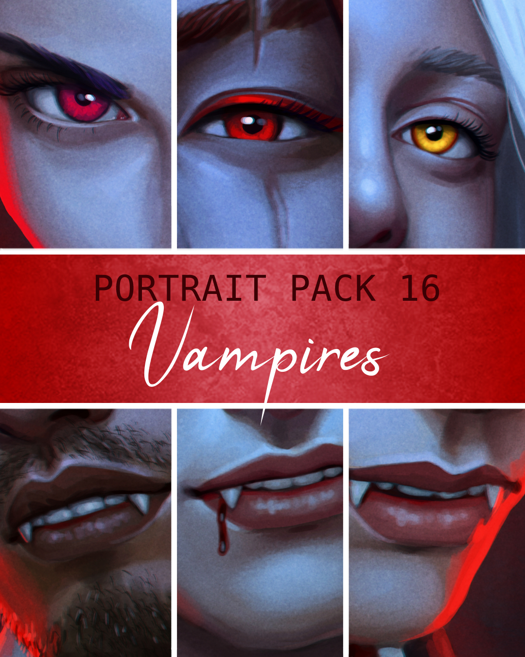 Portrait Pack 16 - Vampires by Stephanie Brown