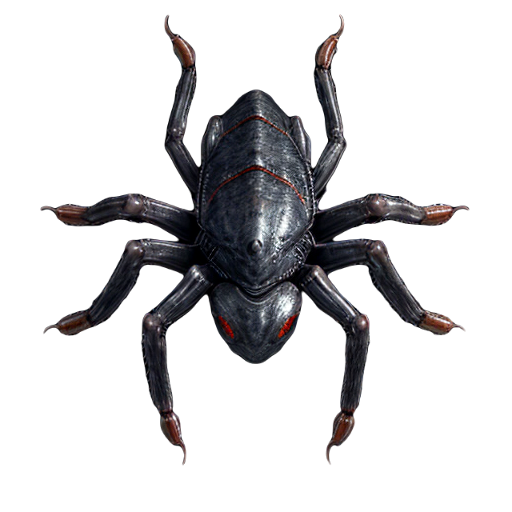 8 Top down Alien Bug Spider Sprites by W_K_Studio