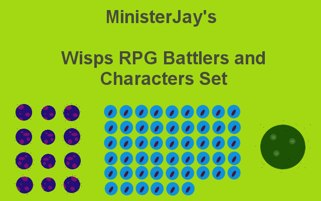 MinisterJay's Wisp RPG Battlers and Characters by Minister Jay