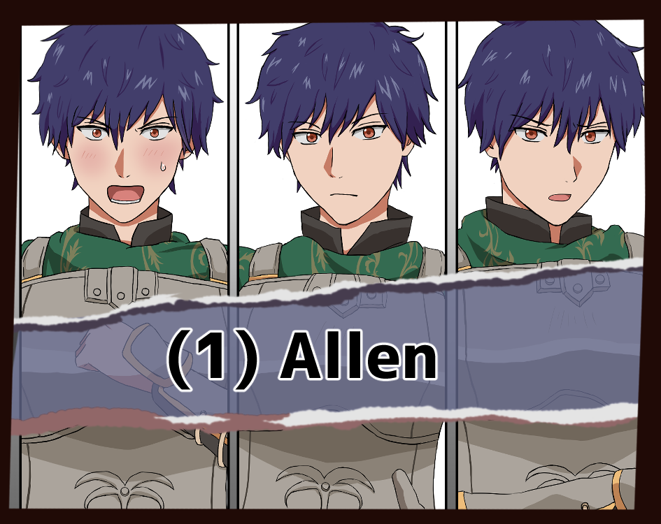 Visual novel Sprite Allen(1) soldier1 by REO