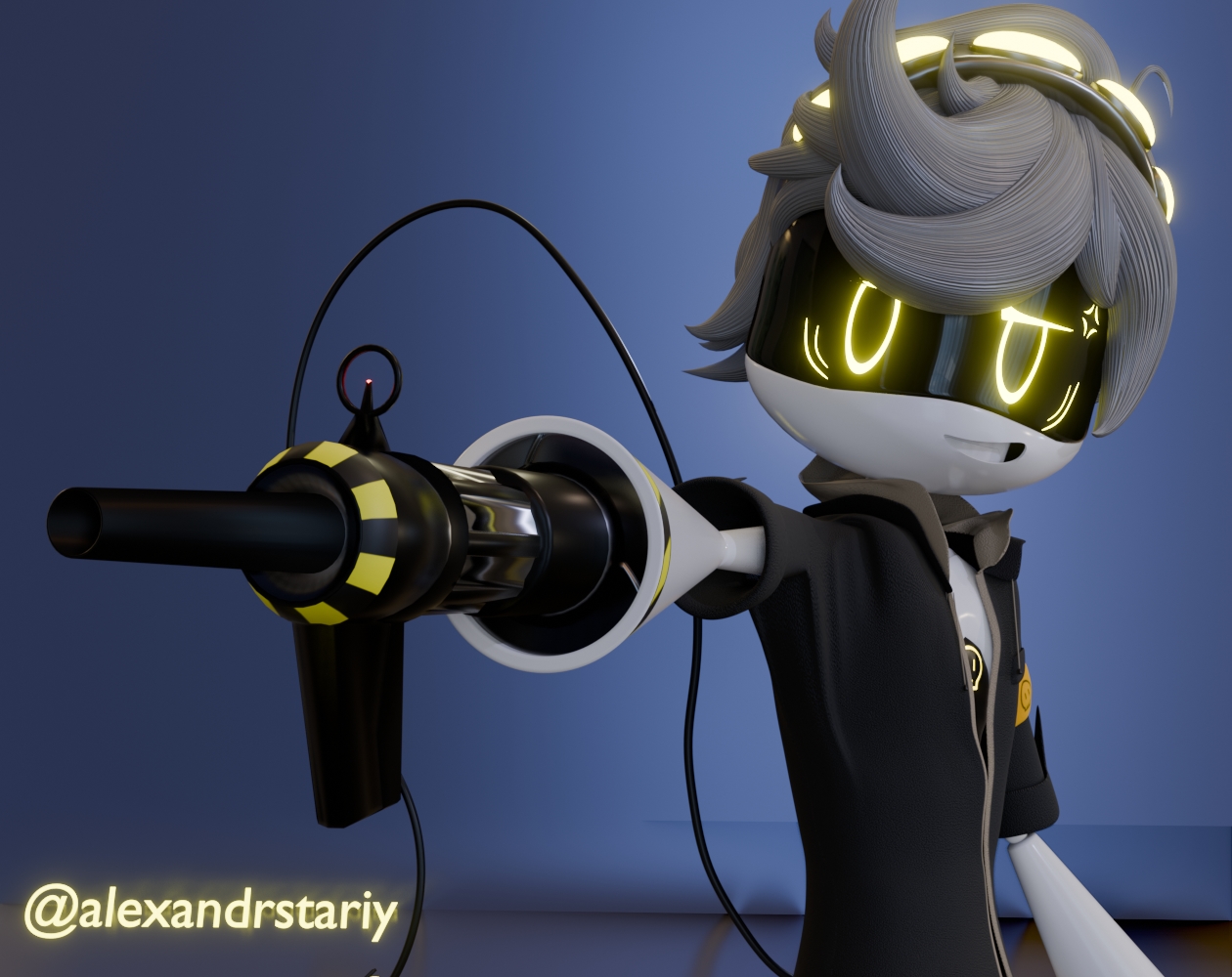 Male J | Murder Drones | 3D-Model by AlexandrStariy