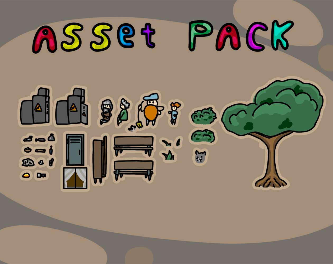 Game jam yard asset pack by First Symbol