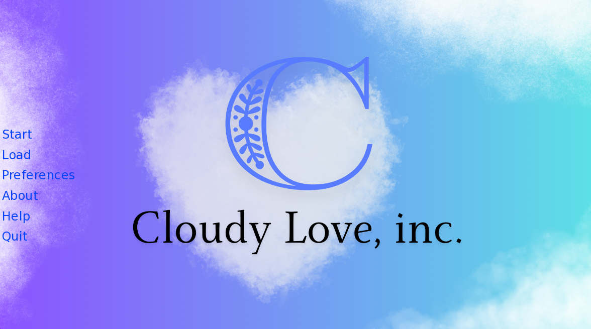 Cloudy Love: Basic & Animated Menu templates by Teharra Rose