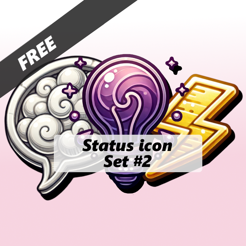 Status icon Set #2 free version by TrulyMalicious